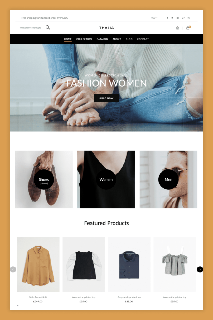 25+ Best Free Shopify Themes in 2023: Create an e-Store