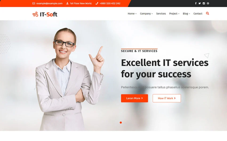 IT-Soft - IT Solutions & Multipurpose WordPress Theme – MasterBundles