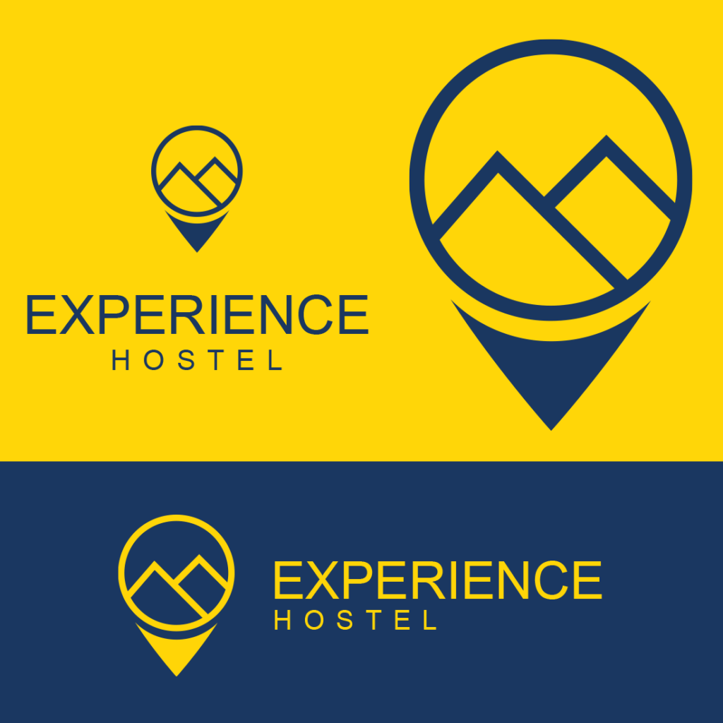 Experience Hostel Logo Design - MasterBundles