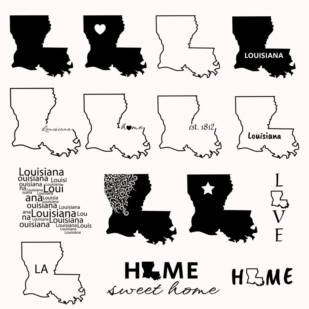 Louisiana SVG Bundle – MasterBundles