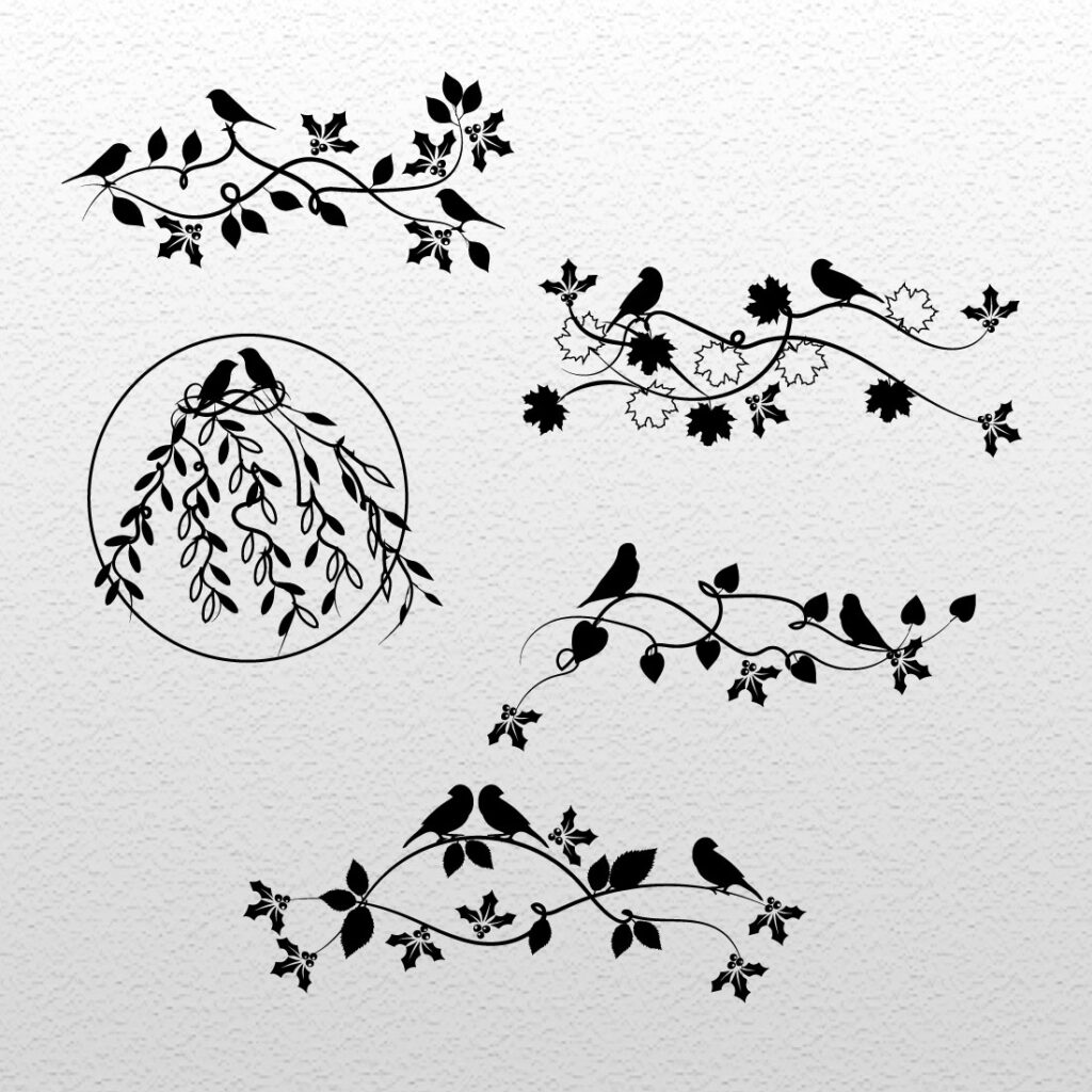 Tree branch bird svg bundle - MasterBundles