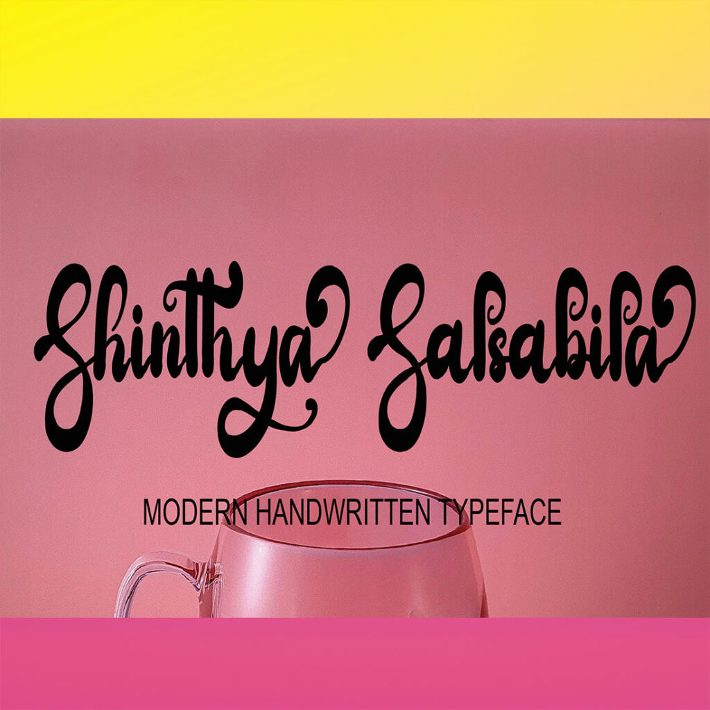 Font Script Bunga Design - MasterBundles