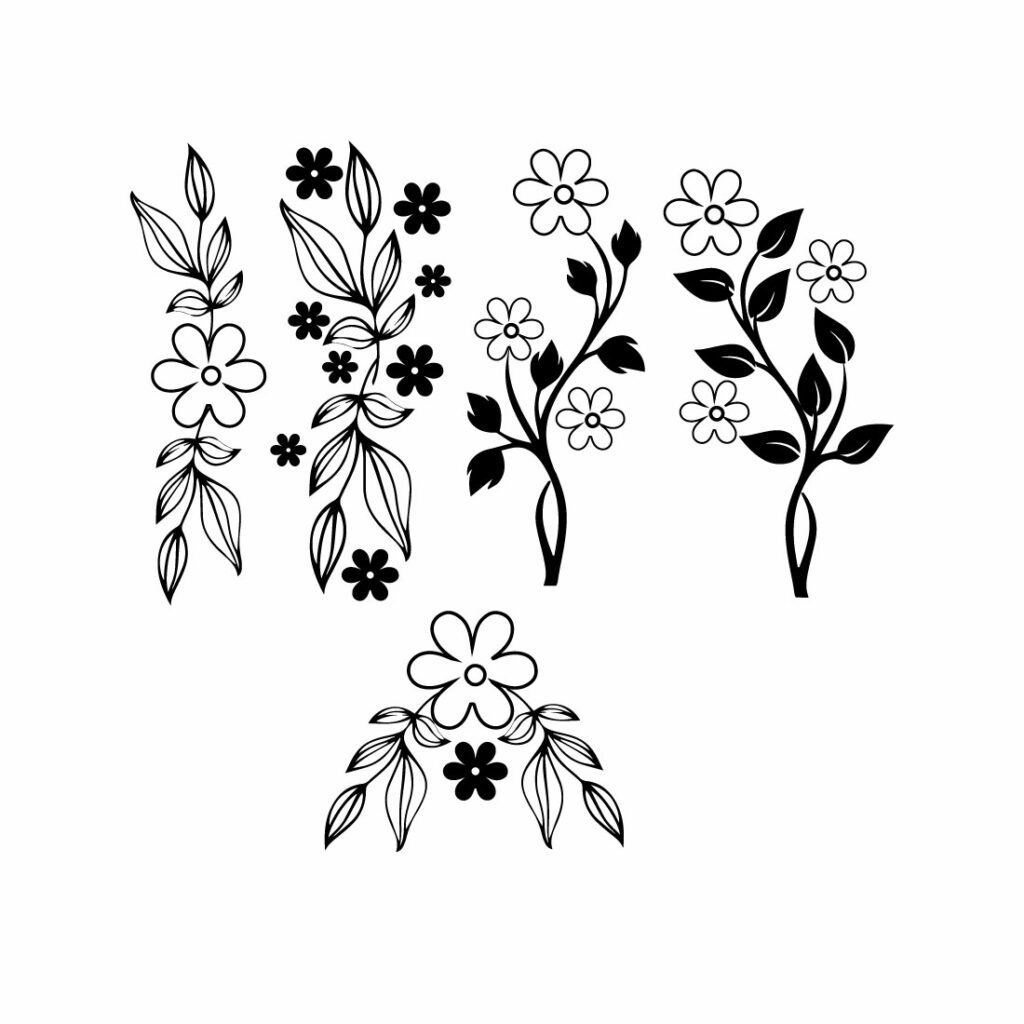 Floral Garden Flower SVG Bundle - MasterBundles