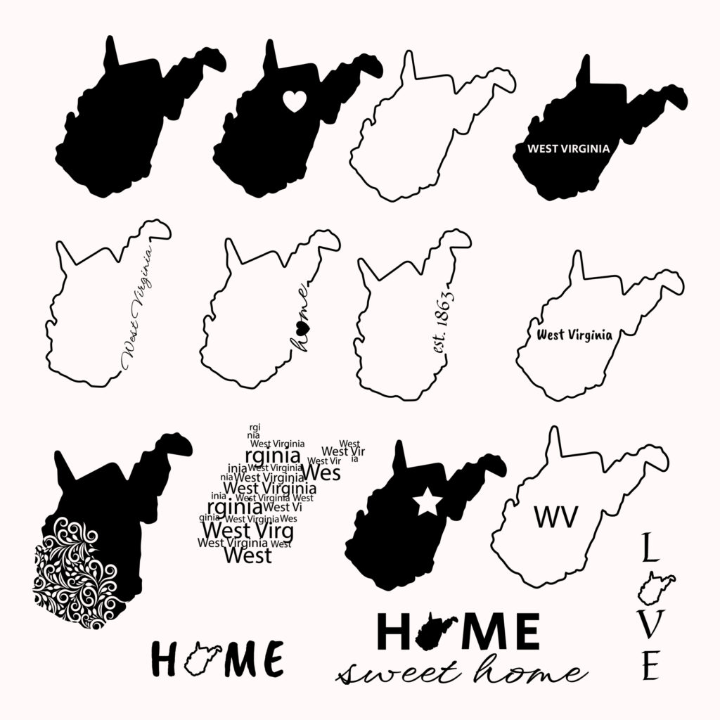 West Virginia SVG Bundle – MasterBundles
