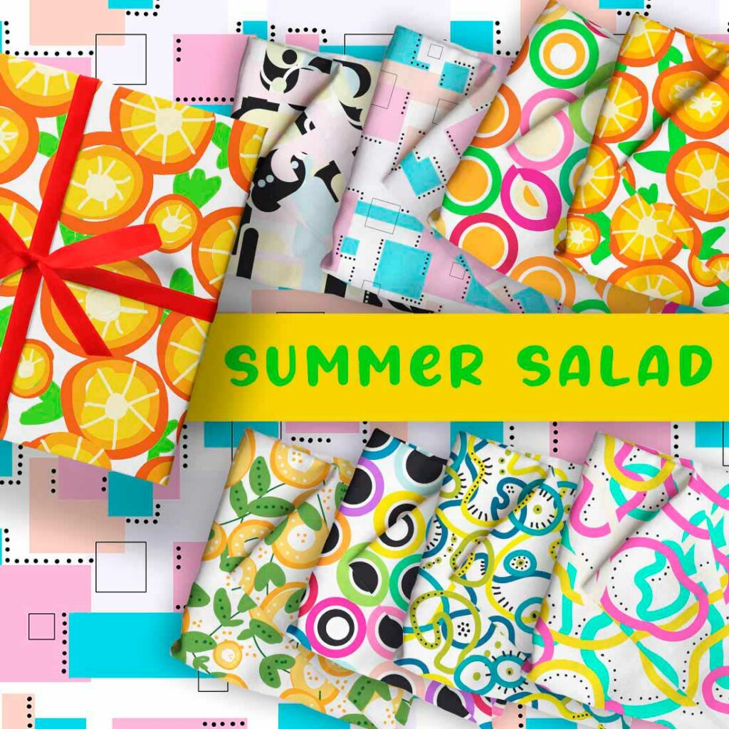 Bright Fashionable Sublimation Patterns Design - MasterBundles