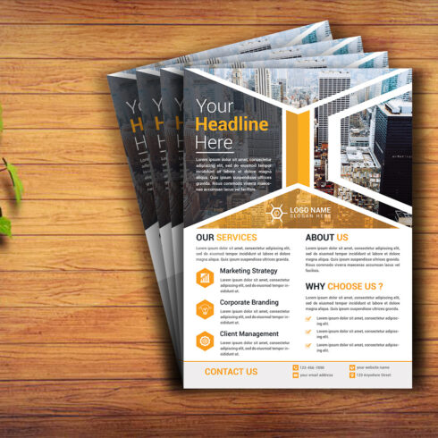 Professional Flyer Design Template | MasterBundles