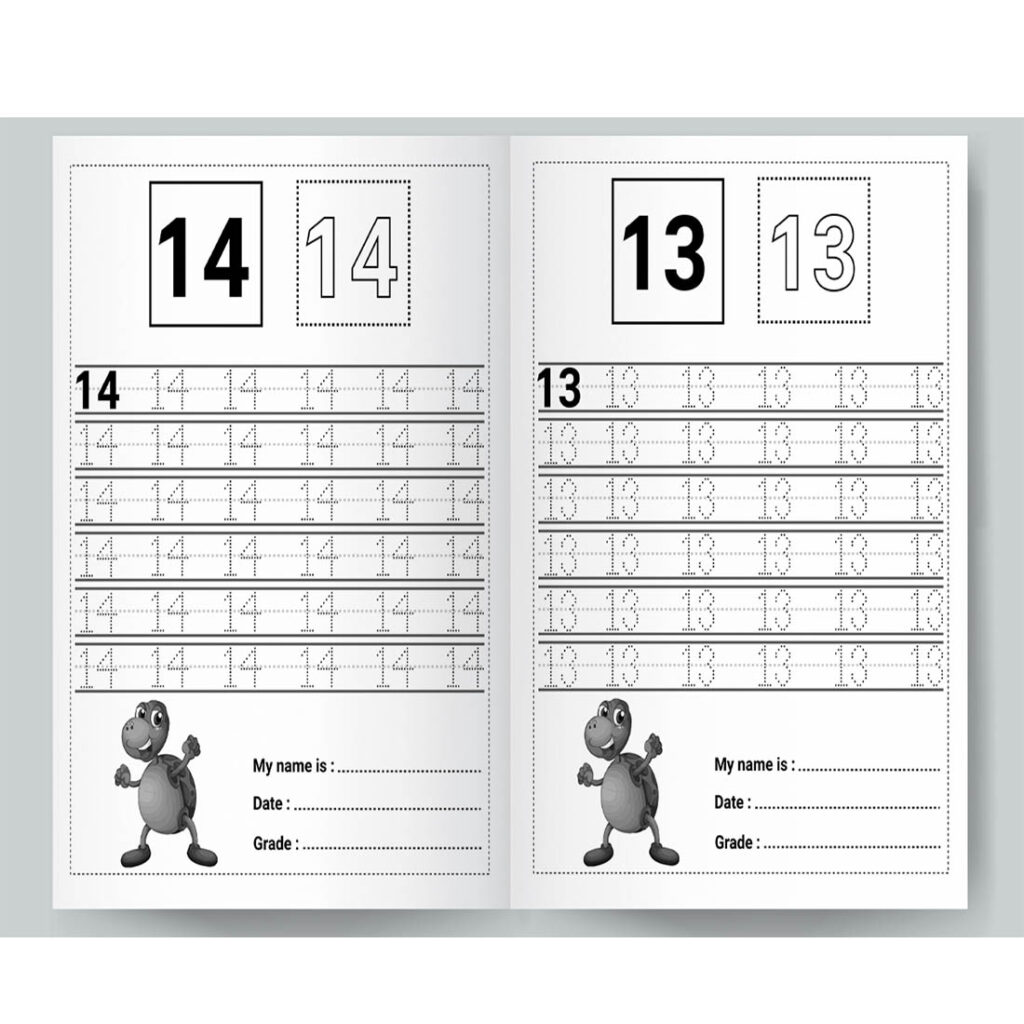 Number Tracing KDP Interior - MasterBundles