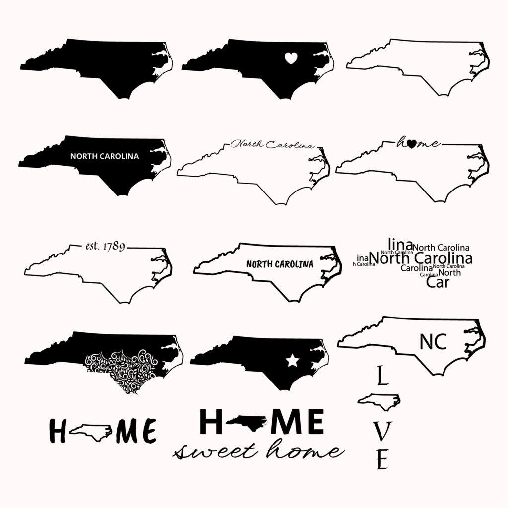 North Carolina SVG Bundle – MasterBundles