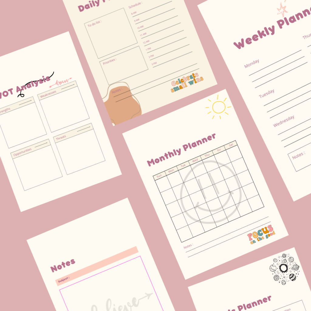 Yearly Planner Bundle Template - MasterBundles