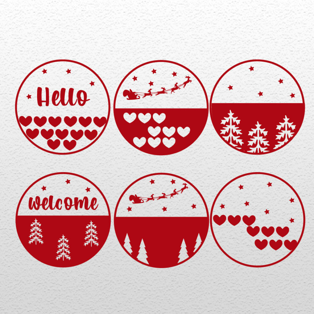 Christmas Ornament Svg Bundle Masterbundles
