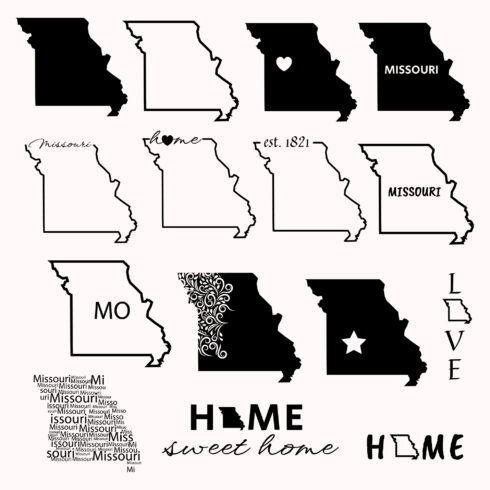Missouri State Svg Bundle – MasterBundles