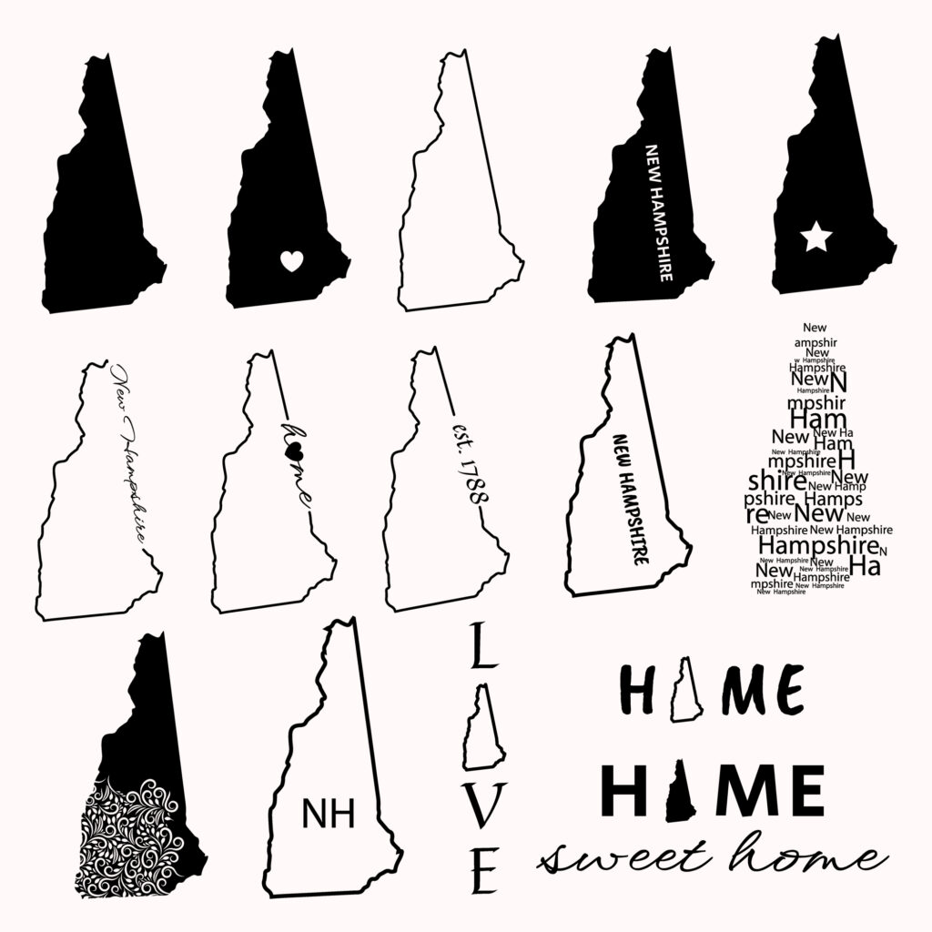 New Hampshire Svg Bundle – MasterBundles