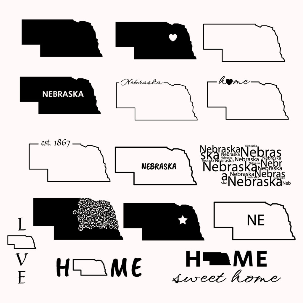 Nebraska Svg Bundle – MasterBundles
