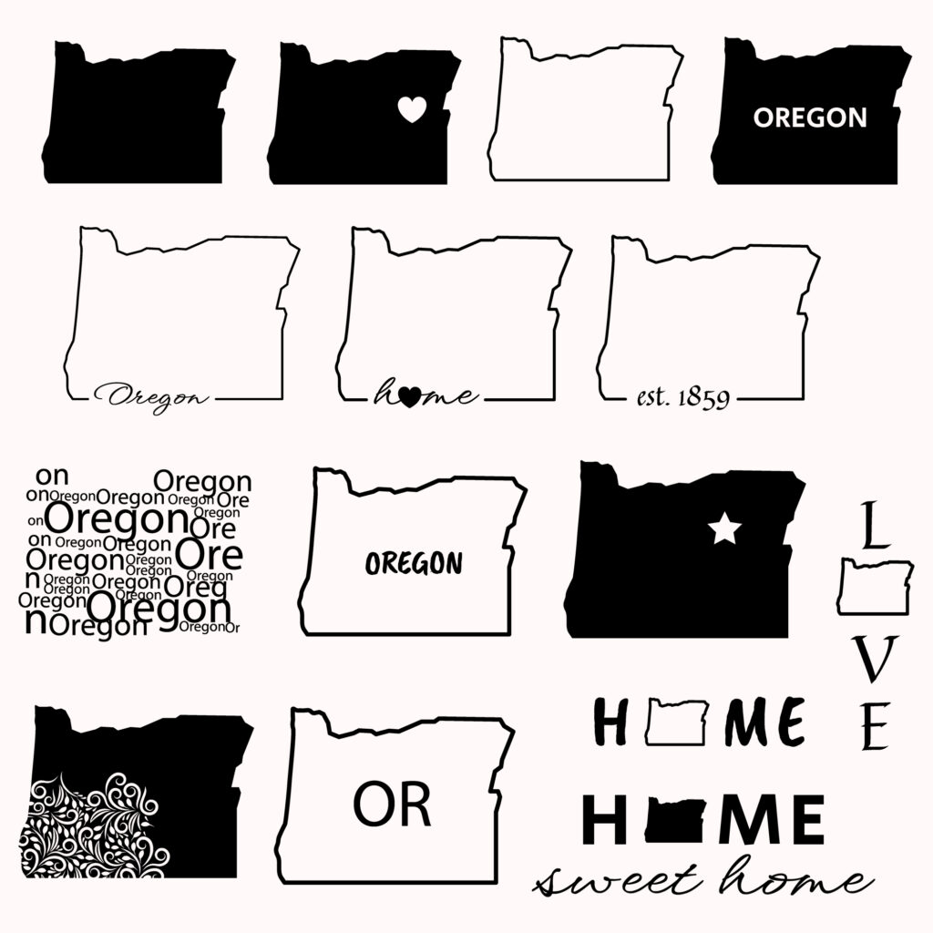Oregon Svg Bundle – MasterBundles