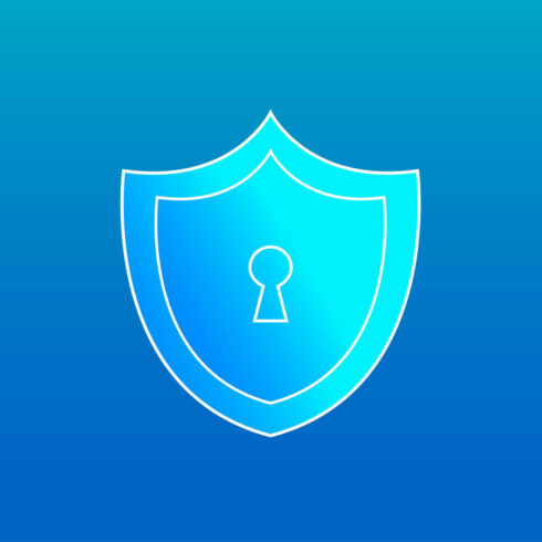 Shield Security Emblem Gradient Vector Logo - MasterBundles