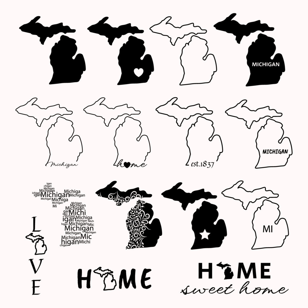 Michigan Svg Bundle – MasterBundles