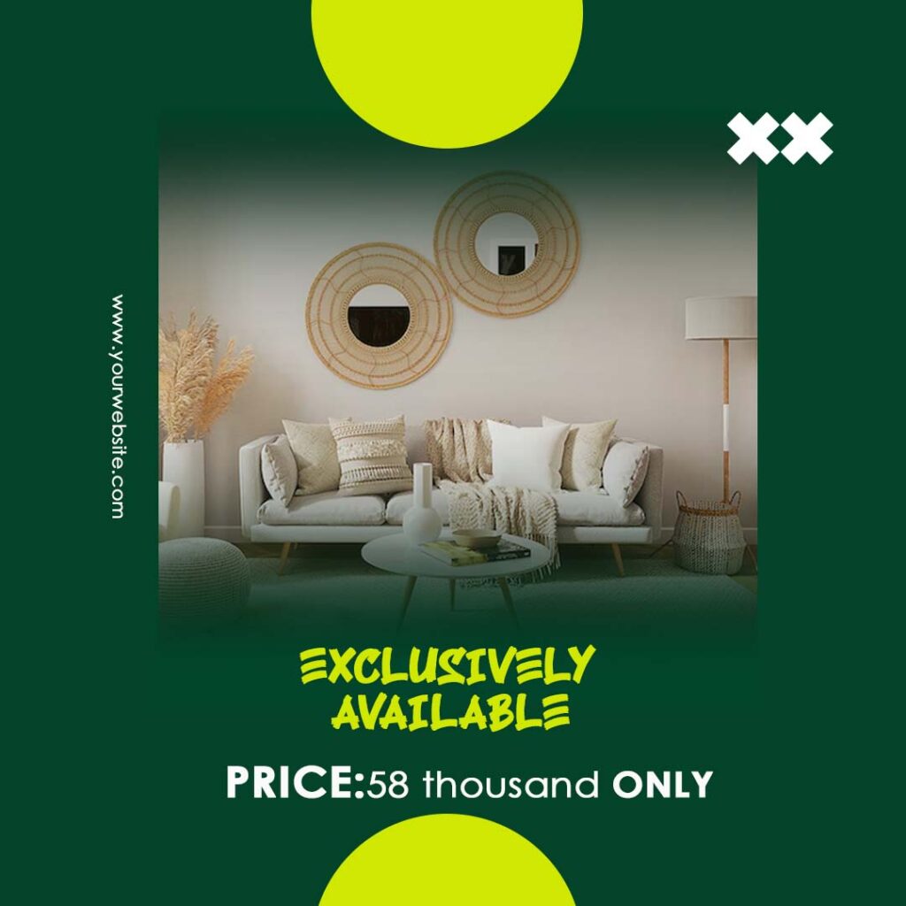 6 Exclusive Furniture Instagram Post Templates - MasterBundles