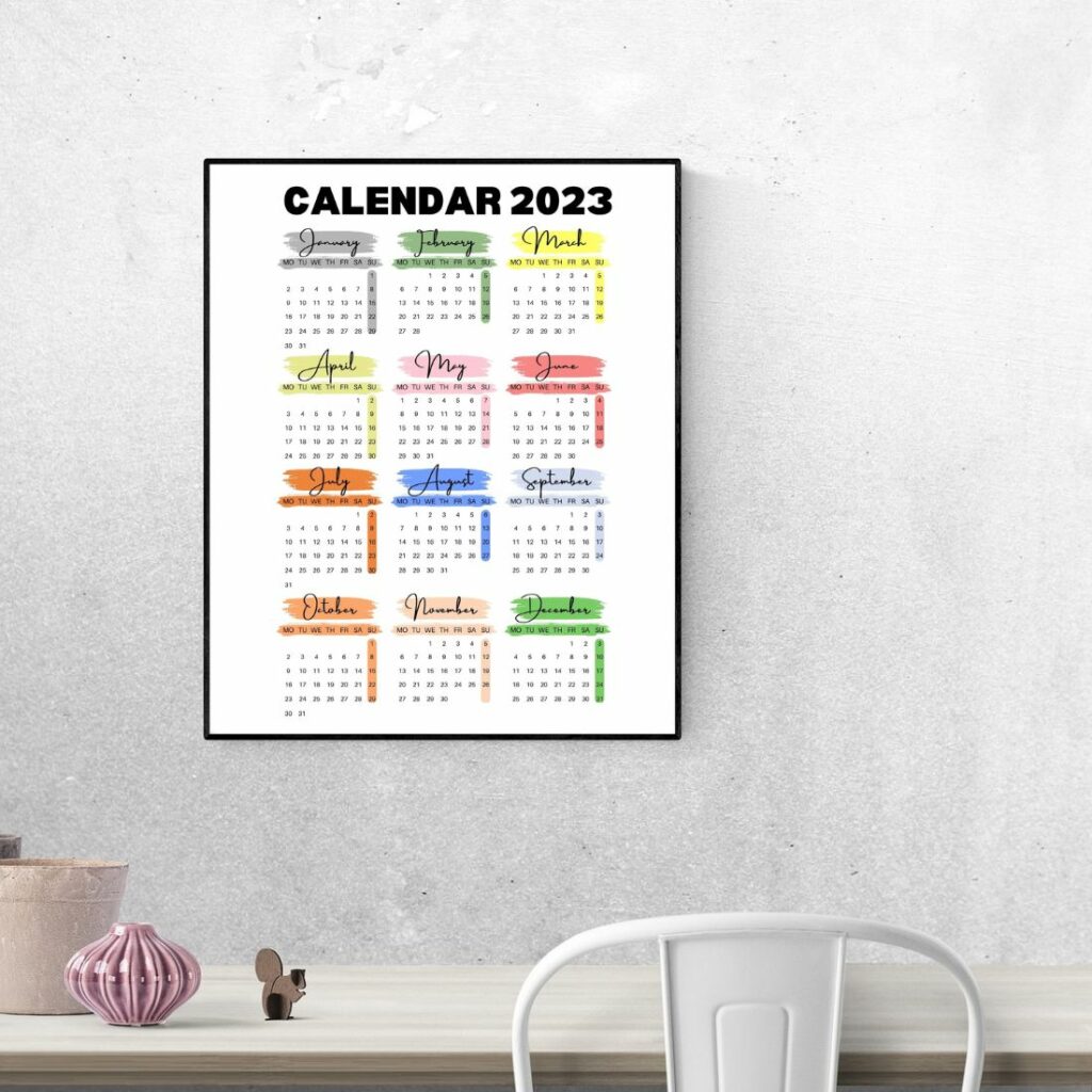 2022 & 2023 Calendar Templates | MasterBundles