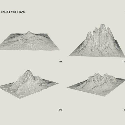 42 Topographic Shapes – MasterBundles