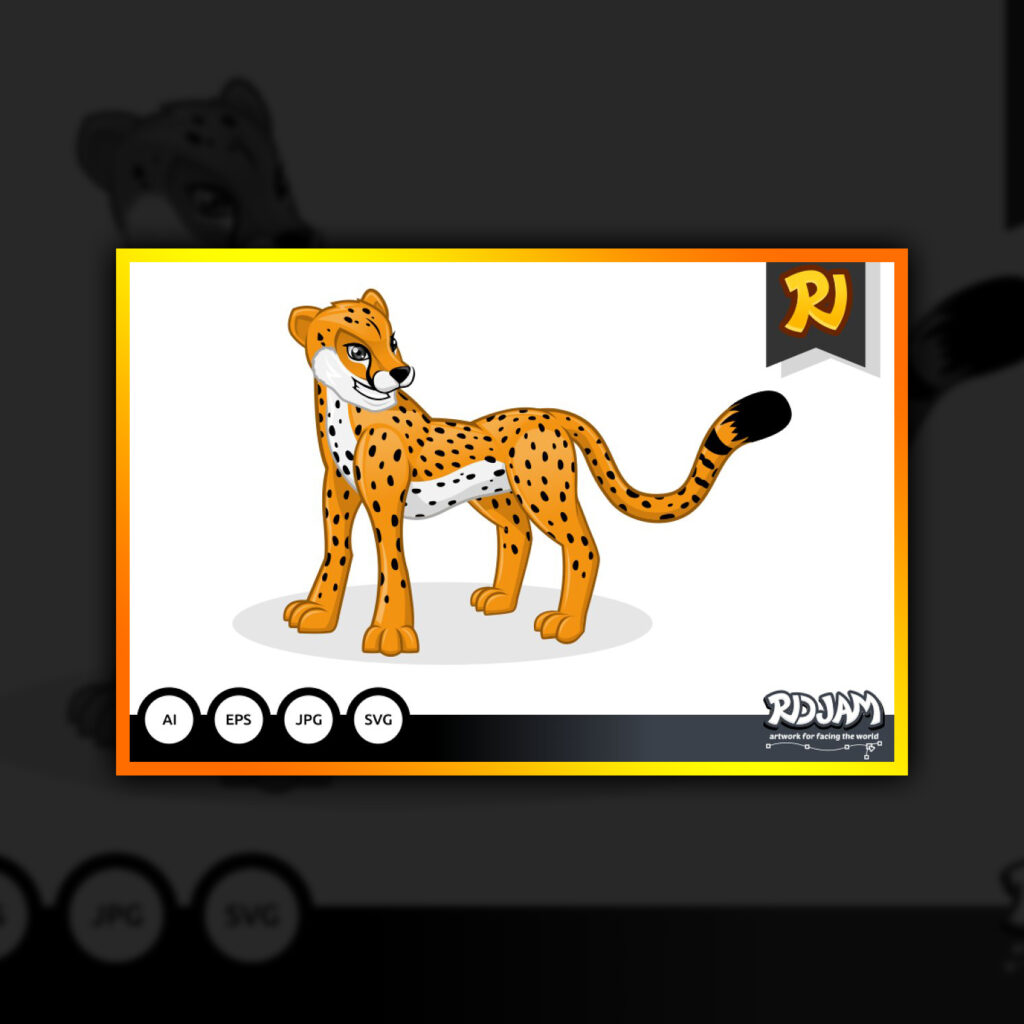 Cheetah Cartoon – MasterBundles