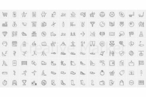 2200 Vector Sketch Icons Mega Pack – MasterBundles