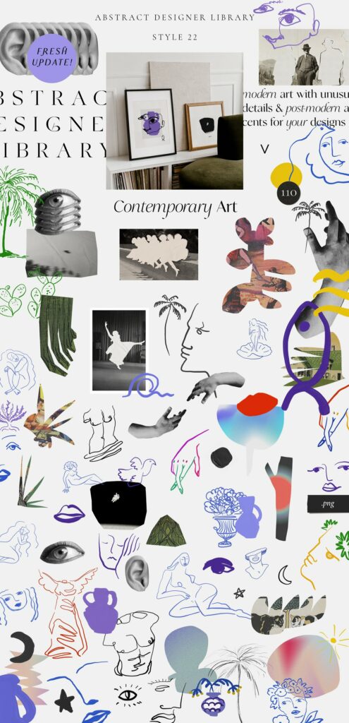 Abstract Design Library Shapes – MasterBundles