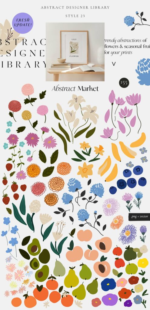 Abstract Design Library Shapes – MasterBundles