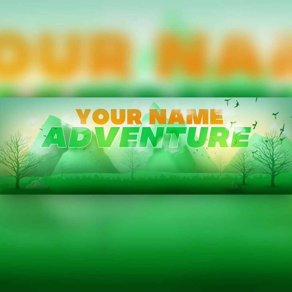 Twitter Banner Template (High Quality Adventure banner) - MasterBundles