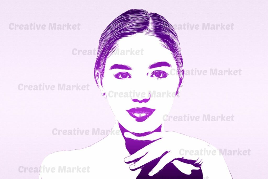 Tracing Portrait Photoshop Action – MasterBundles