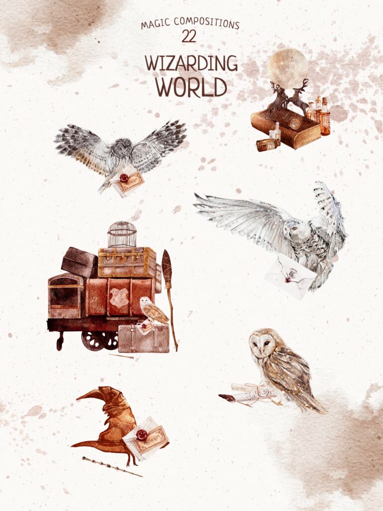 Wizarding World Watercolor Set – MasterBundles