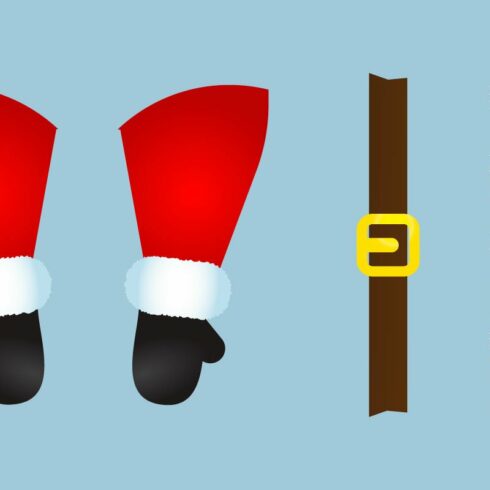 Santa Claus Art Elements Vector Design – MasterBundles