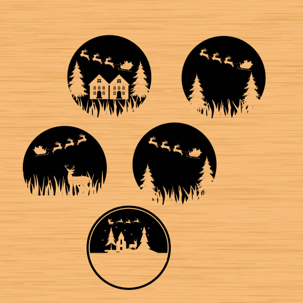 Christmas Ornament SVG Bundle - MasterBundles