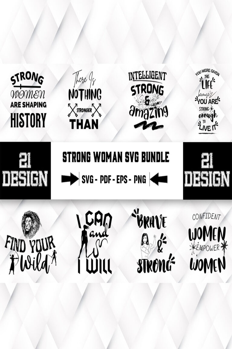 Strong Woman SVG - MasterBundles