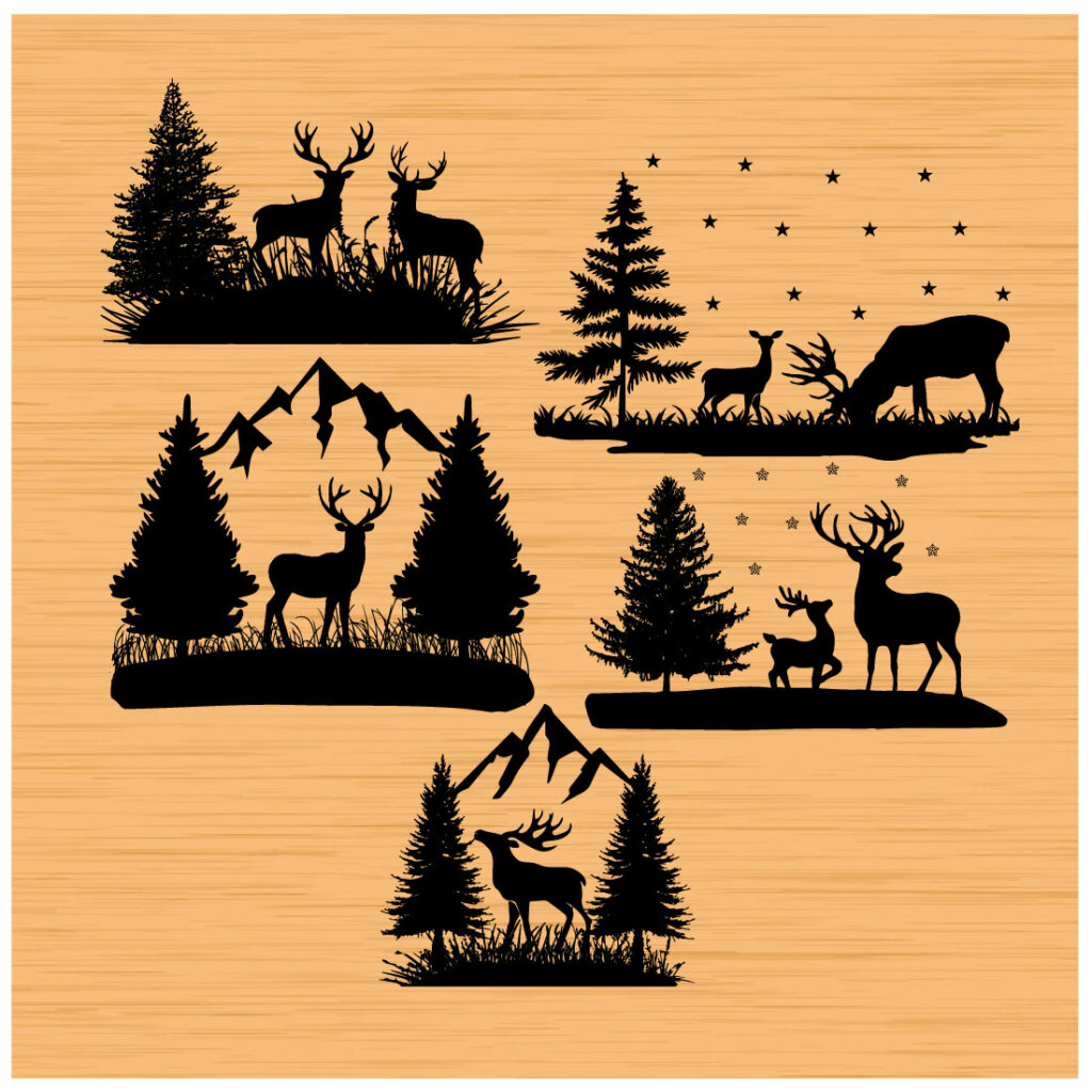 Deer Christmas SVG Bundle - MasterBundles
