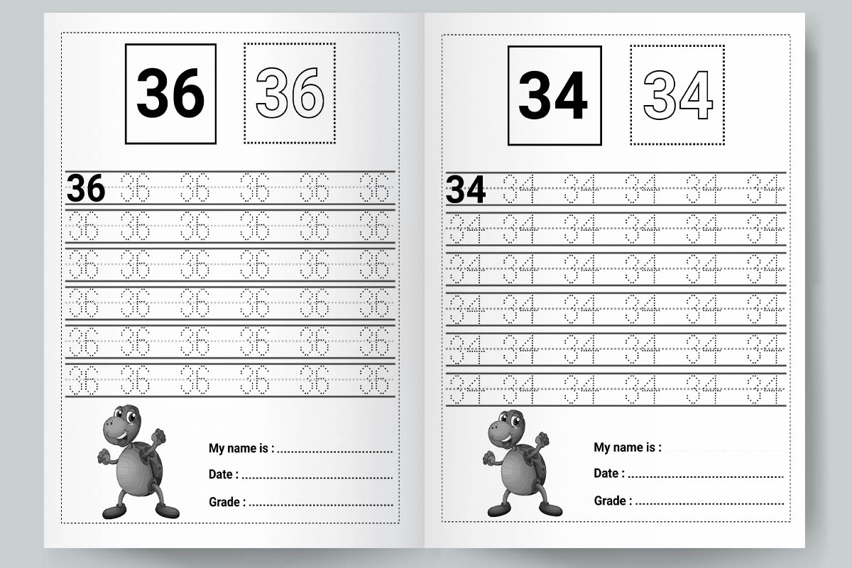 Number Tracing KDP Interior - MasterBundles