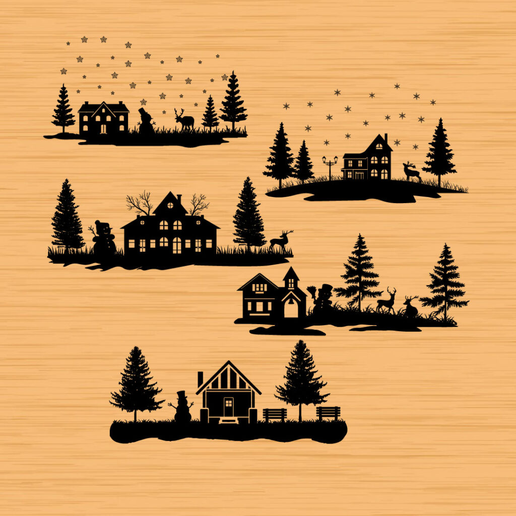 Christmas House SVG - MasterBundles
