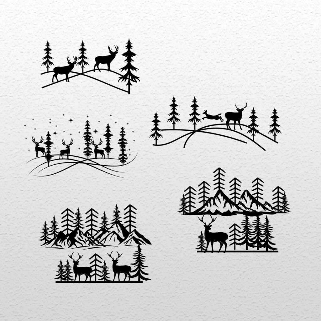 Christmas Deer SVG Bundle - MasterBundles