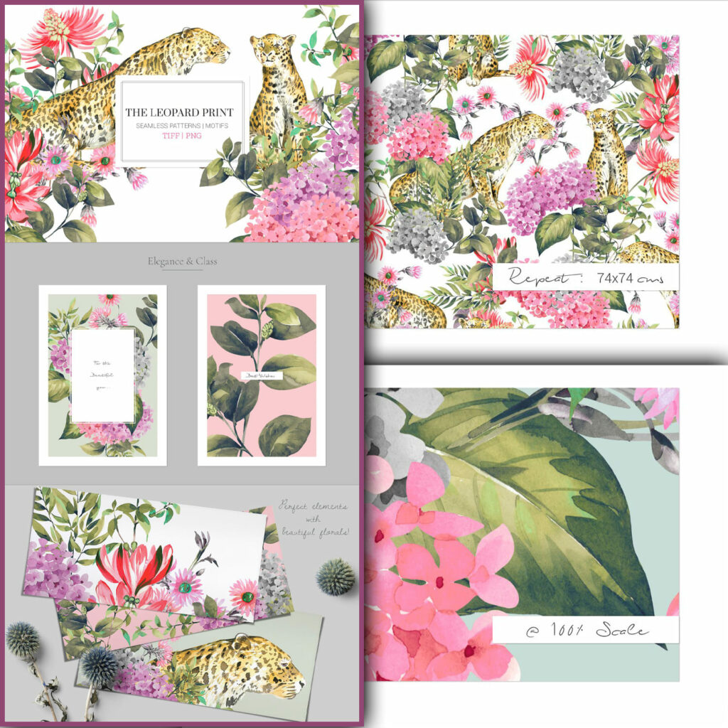 The Leopard Print, Patterns & Motifs – MasterBundles