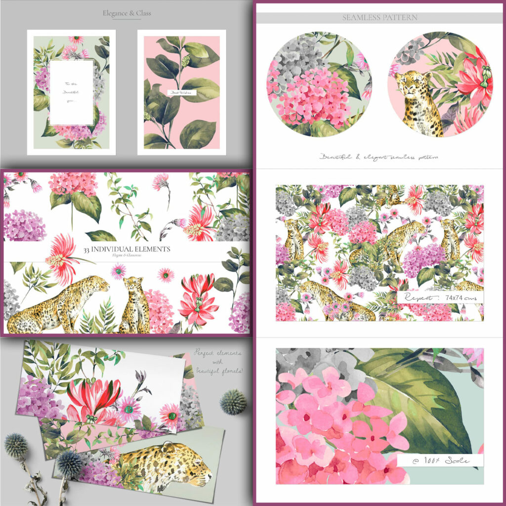 The Leopard Print, Patterns & Motifs – MasterBundles