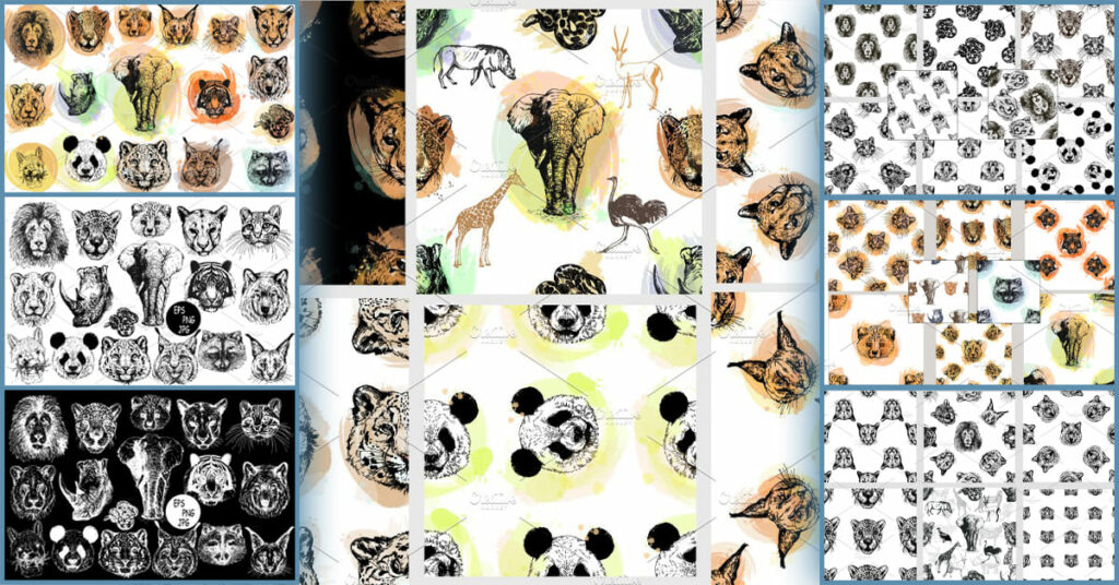 Animal Faces – MasterBundles