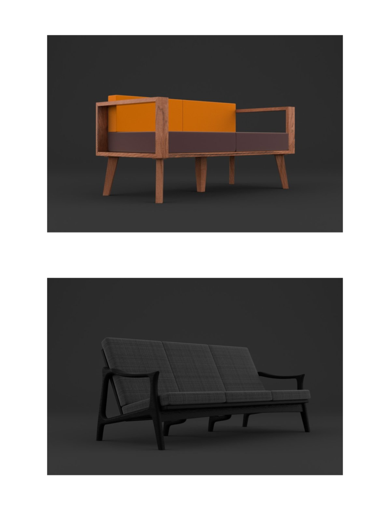 3D Models For Blender 5 Modern Sofas – MasterBundles