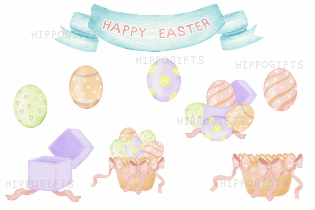 Easter Clipart. Easter Illustration – MasterBundles