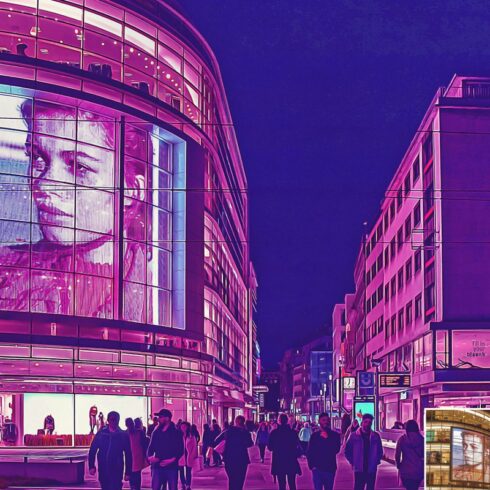 Cyberpunk Effect Photoshop Action – MasterBundles