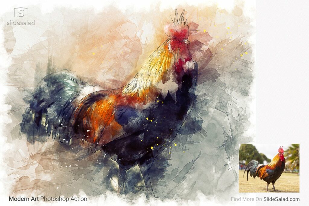 Modern Art Photoshop Action – MasterBundles