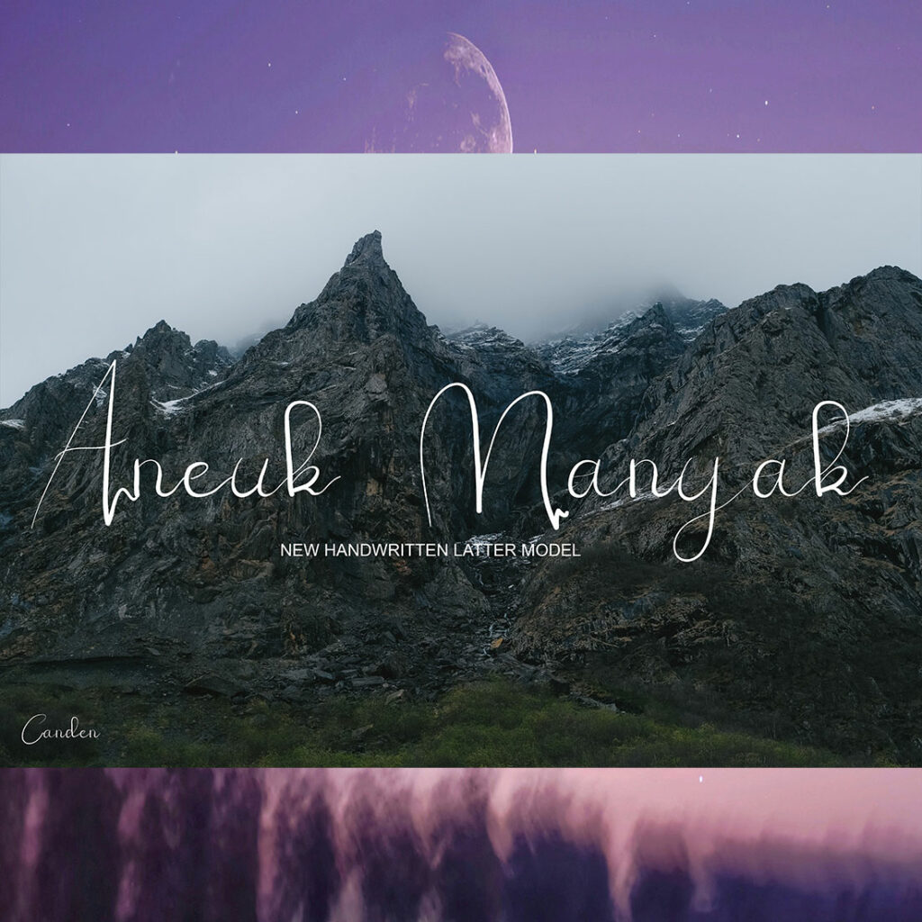 Signature Script Font Antuan Batiah Design - MasterBundles