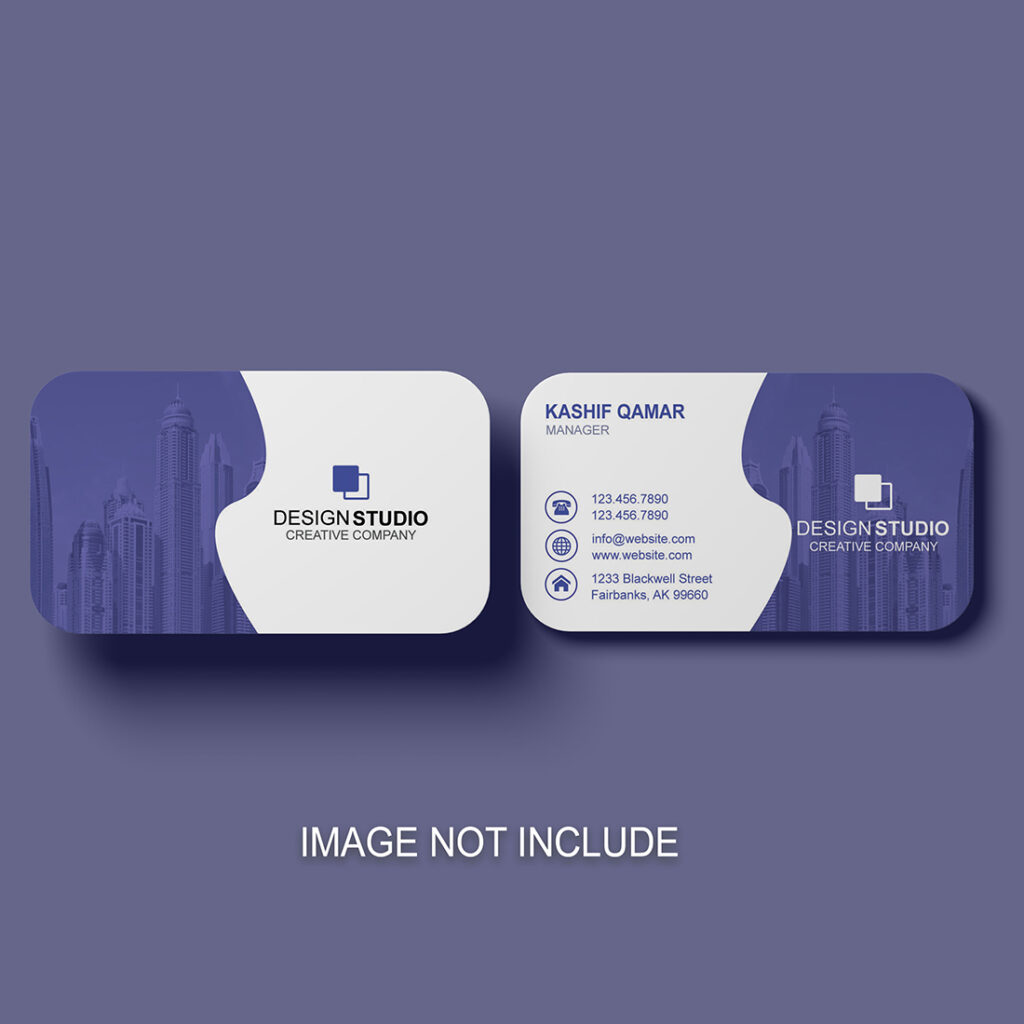 Professional Modern Real Estate Business Card, Building Business Card