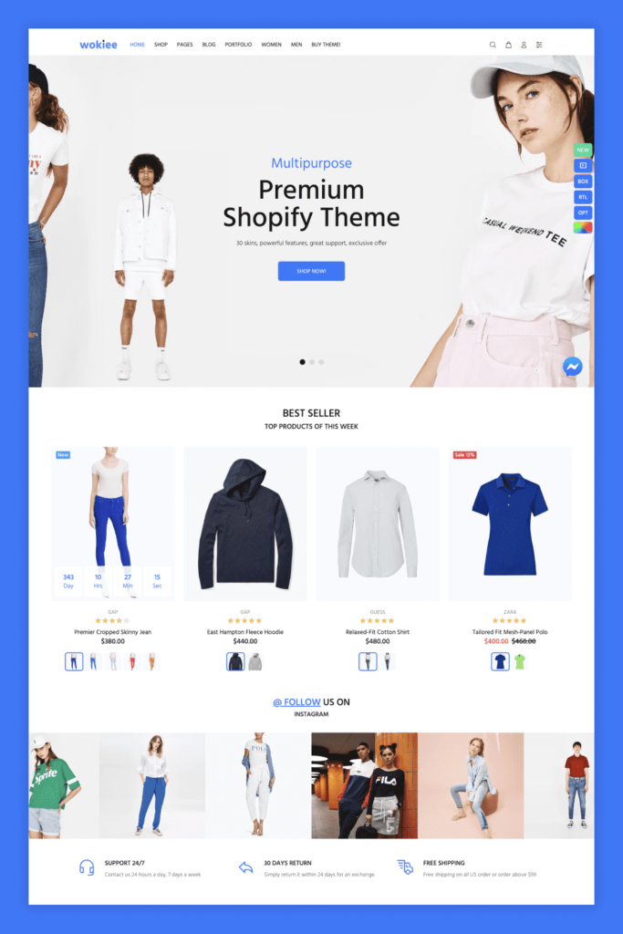 25+ Best Free Shopify Themes in 2023: Create an e-Store