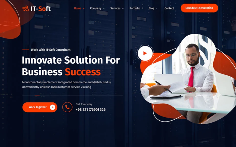 IT-Soft - IT Solutions & Multipurpose WordPress Theme – MasterBundles