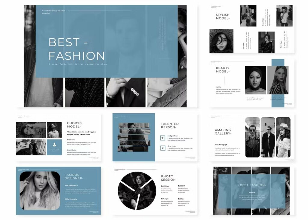 Best Fashion Powerpoint Template – MasterBundles