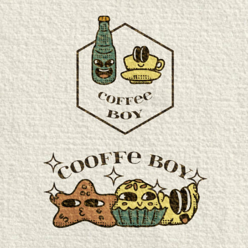 Coffee Boy Character Collection - MasterBundles